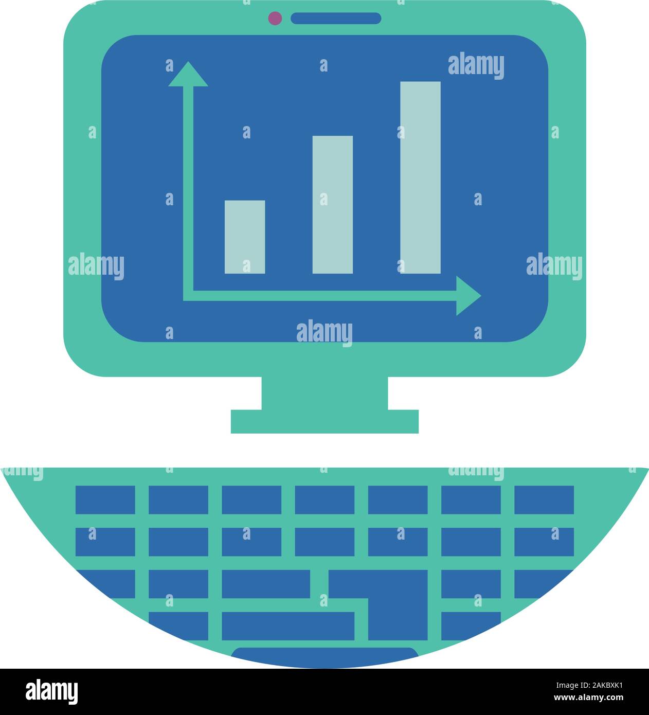 Workflow inside computer design, Infographic data information business ...