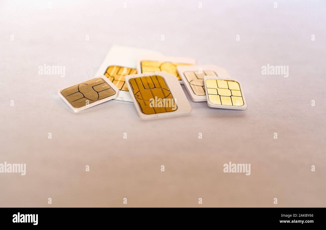 Trio sim card hi-res stock photography and images - Alamy