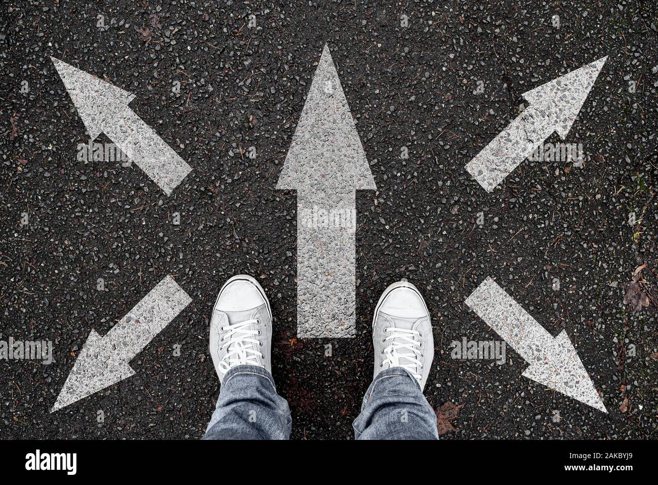 Choice confusion direction symbol decision hi-res stock photography and ...