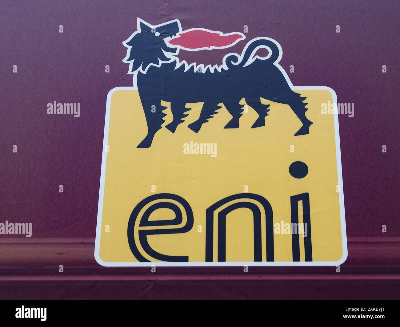 ROME, ITALY - CIRCA OCTOBER 2019: Eni sign Stock Photo - Alamy