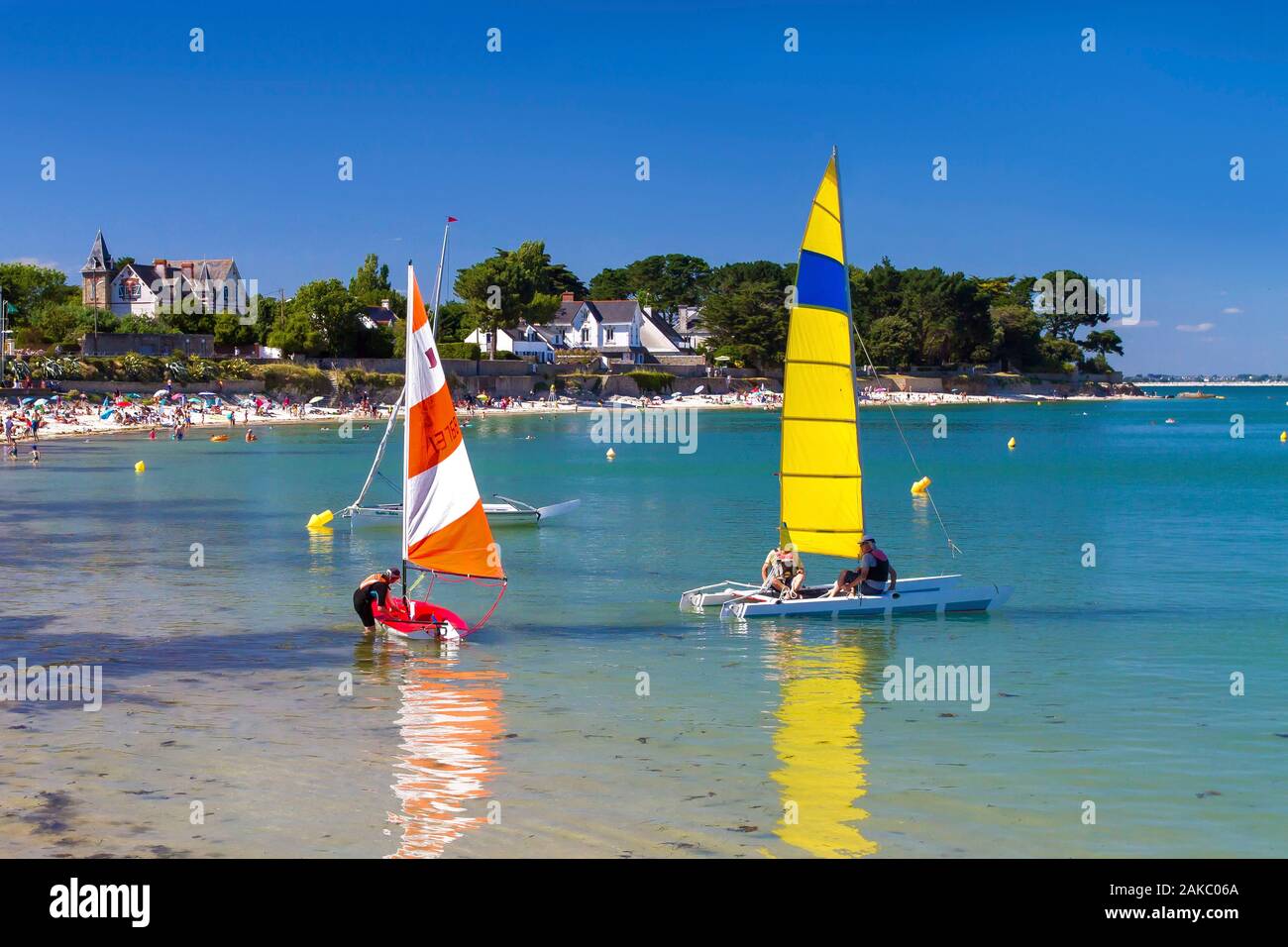 France, Morbihan, Quiberon Peninsula, Saint-Pierre-Quiberon ...