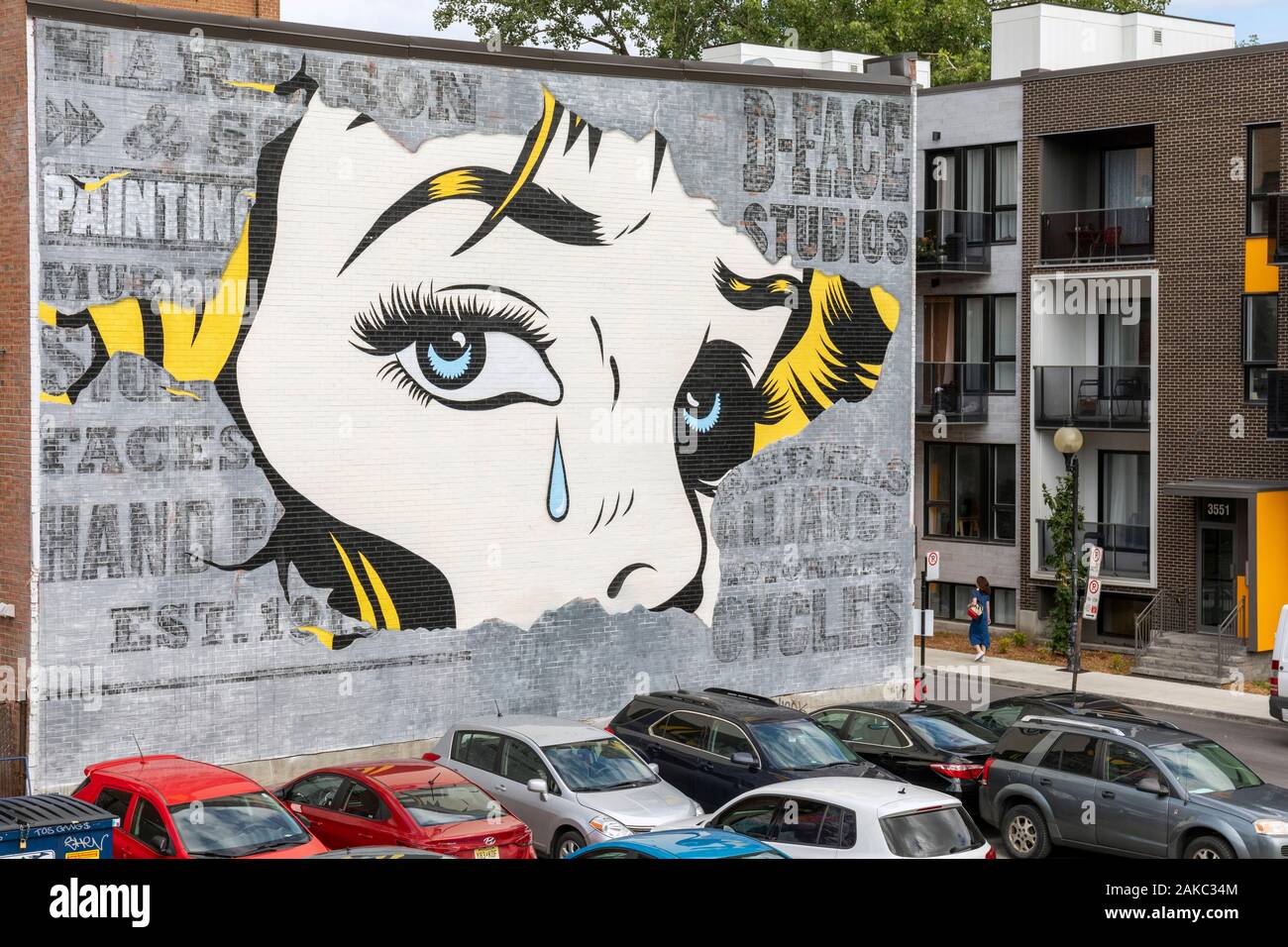 Street art d face hi-res stock photography and images - Alamy