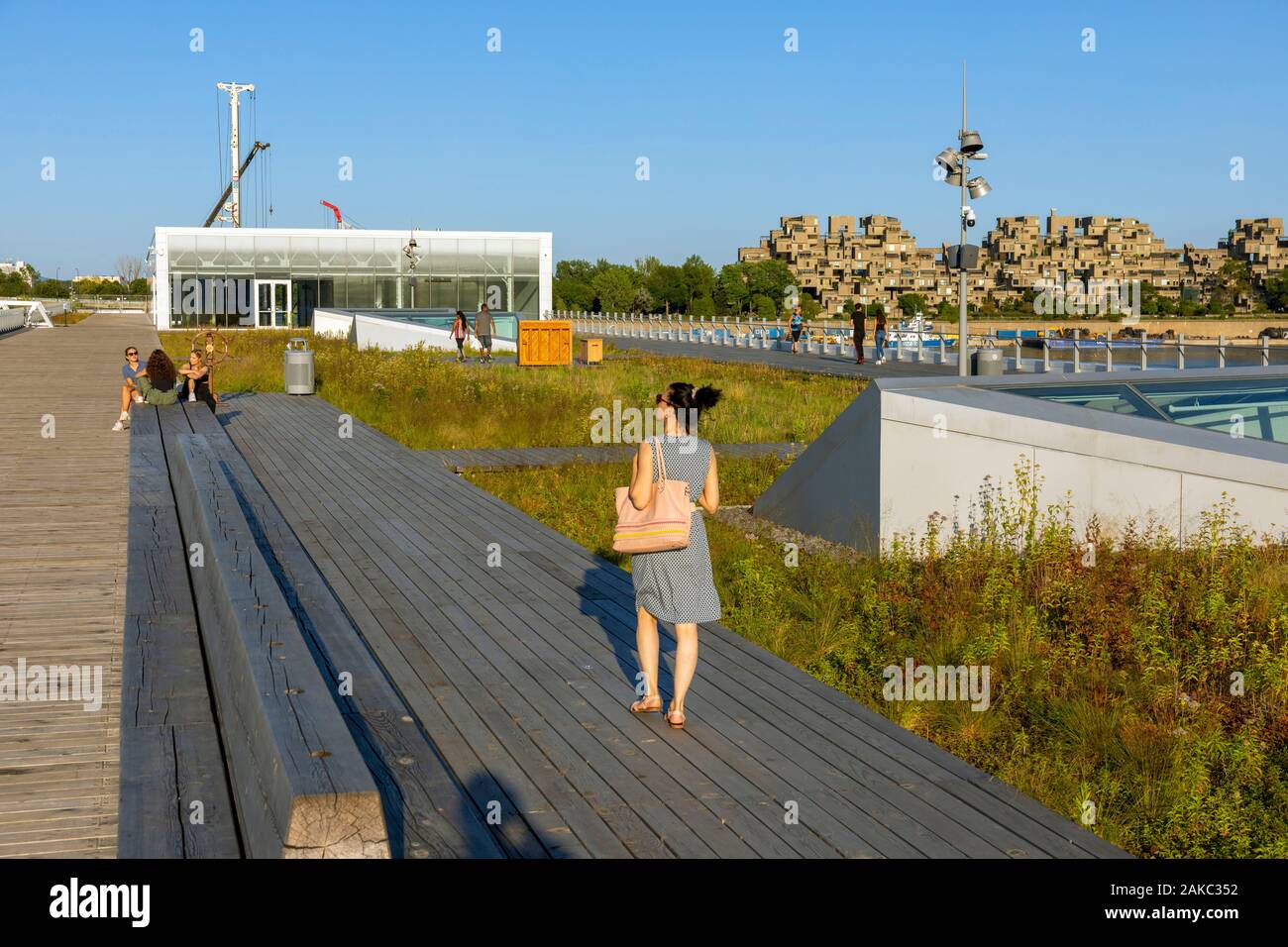 Canada, Province of Quebec, Montreal, Old Montreal, the Grand Quai of ...