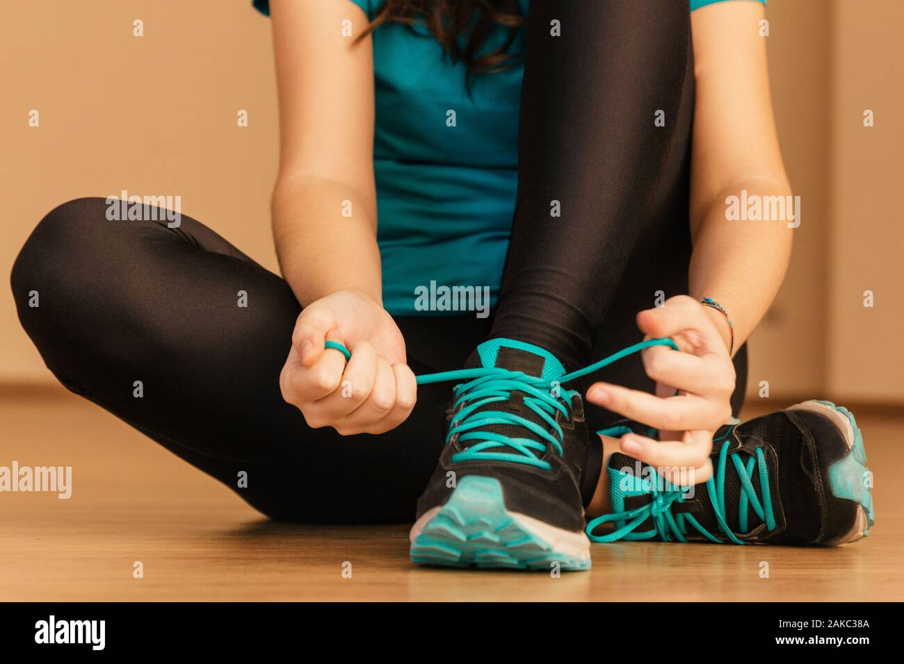 Woman tying tie female hi-res stock photography and images - Alamy