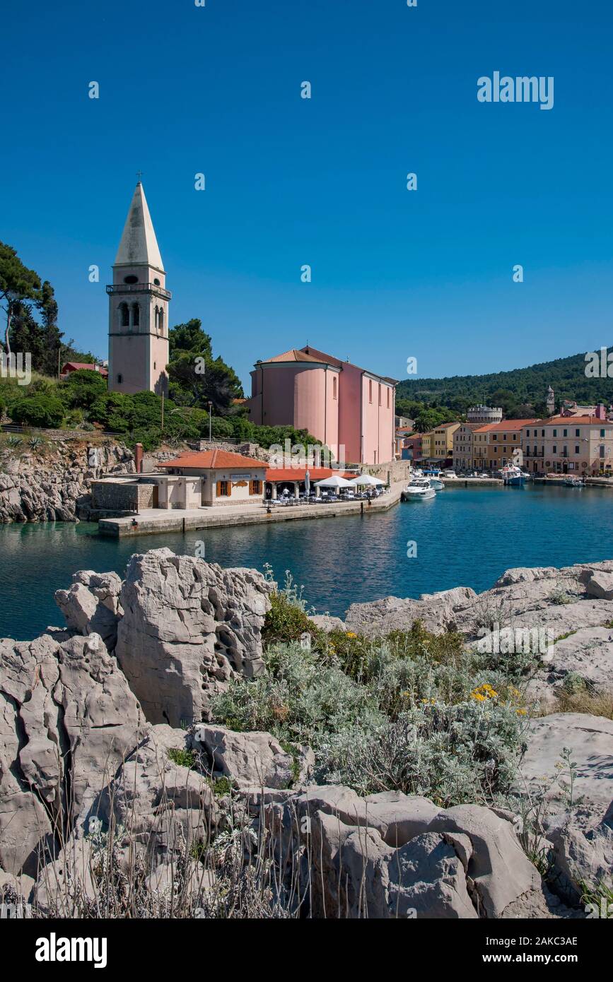 Croatia, County of Primorje-Gorski Kotar, Kvarner bay, Losinj island ...