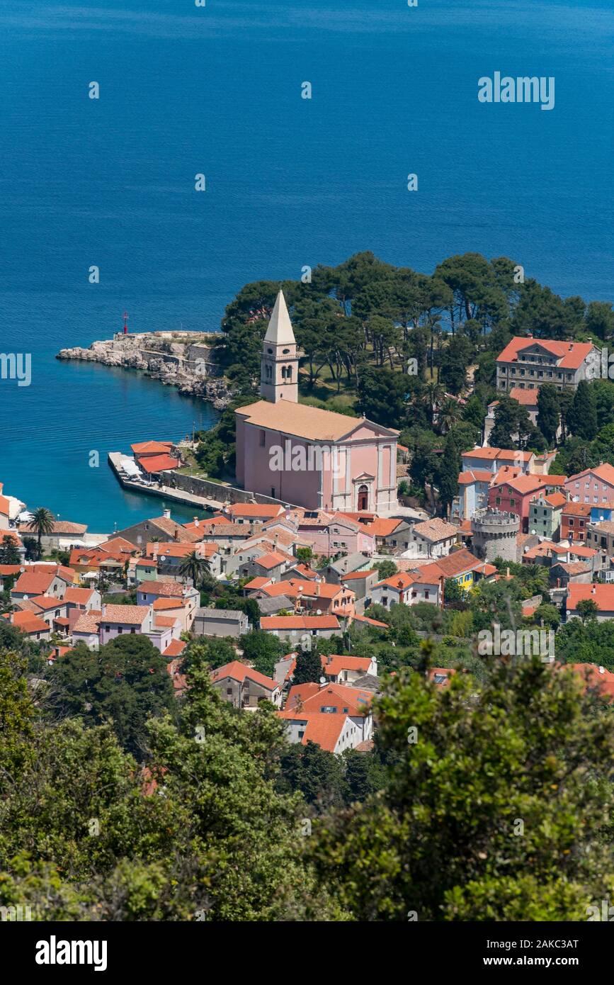 Croatia, County of Primorje-Gorski Kotar, Kvarner bay, Losinj island ...