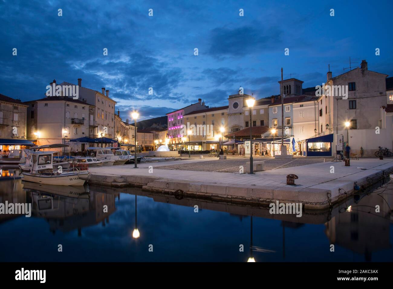 Harbour clock tower cres town hi-res stock photography and images - Alamy