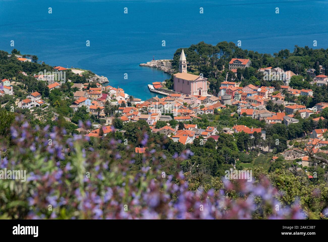 Croatia, County of Primorje-Gorski Kotar, Kvarner bay, Losinj island ...