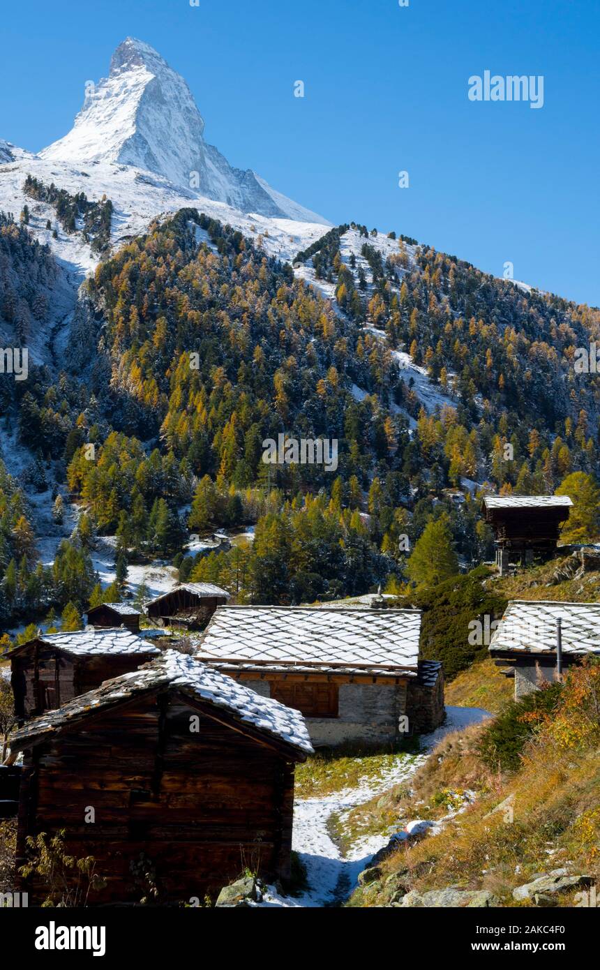 Zermatt zmutt village hi-res stock photography and images - Alamy