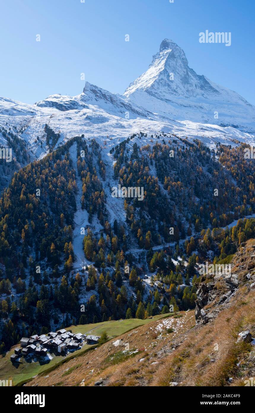 Zermatt zmutt village hi-res stock photography and images - Alamy