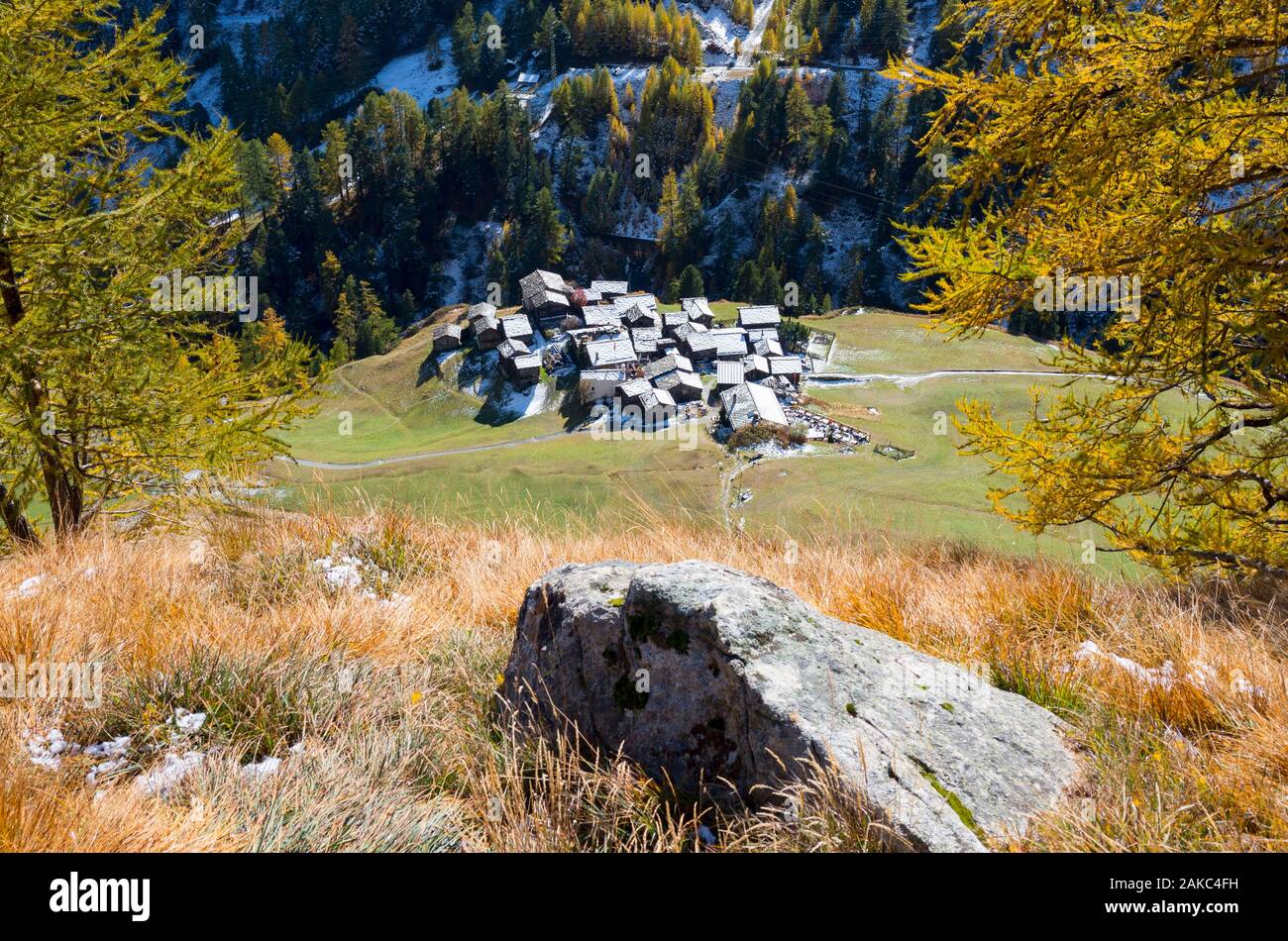 Zmutt valley hiking hi-res stock photography and images - Alamy