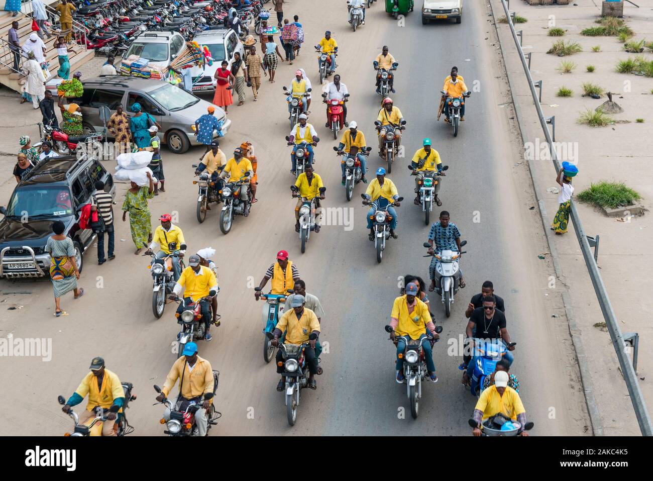 Motorcycle taxi africa hi-res stock photography and images - Alamy