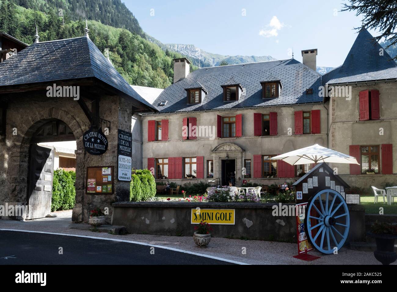 France, Isere, Venosc village, old palace in town Stock Photo - Alamy