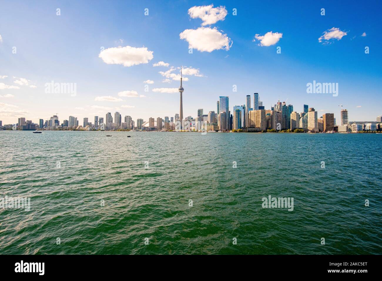 Canada, Ontario province, Toronto, Skyline and CN Tower Stock Photo - Alamy