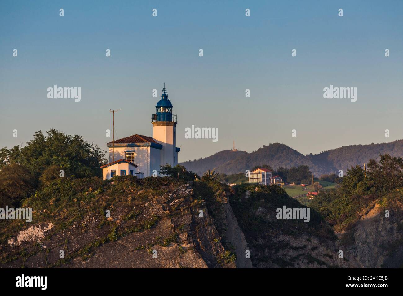Spain, Basque Country, Guipuzcoa, Zumaia, UNESCO Flysch Geopark, or ...