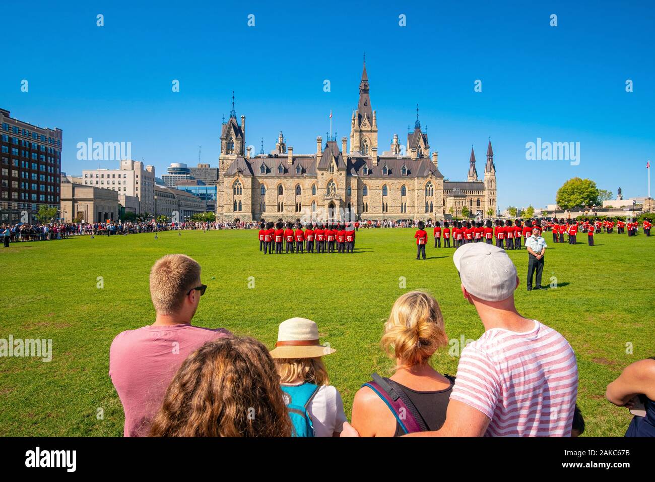Canada, Ontario province, Ottawa, Parliament Hill, Changing of the Guard Stock Photo - Alamy