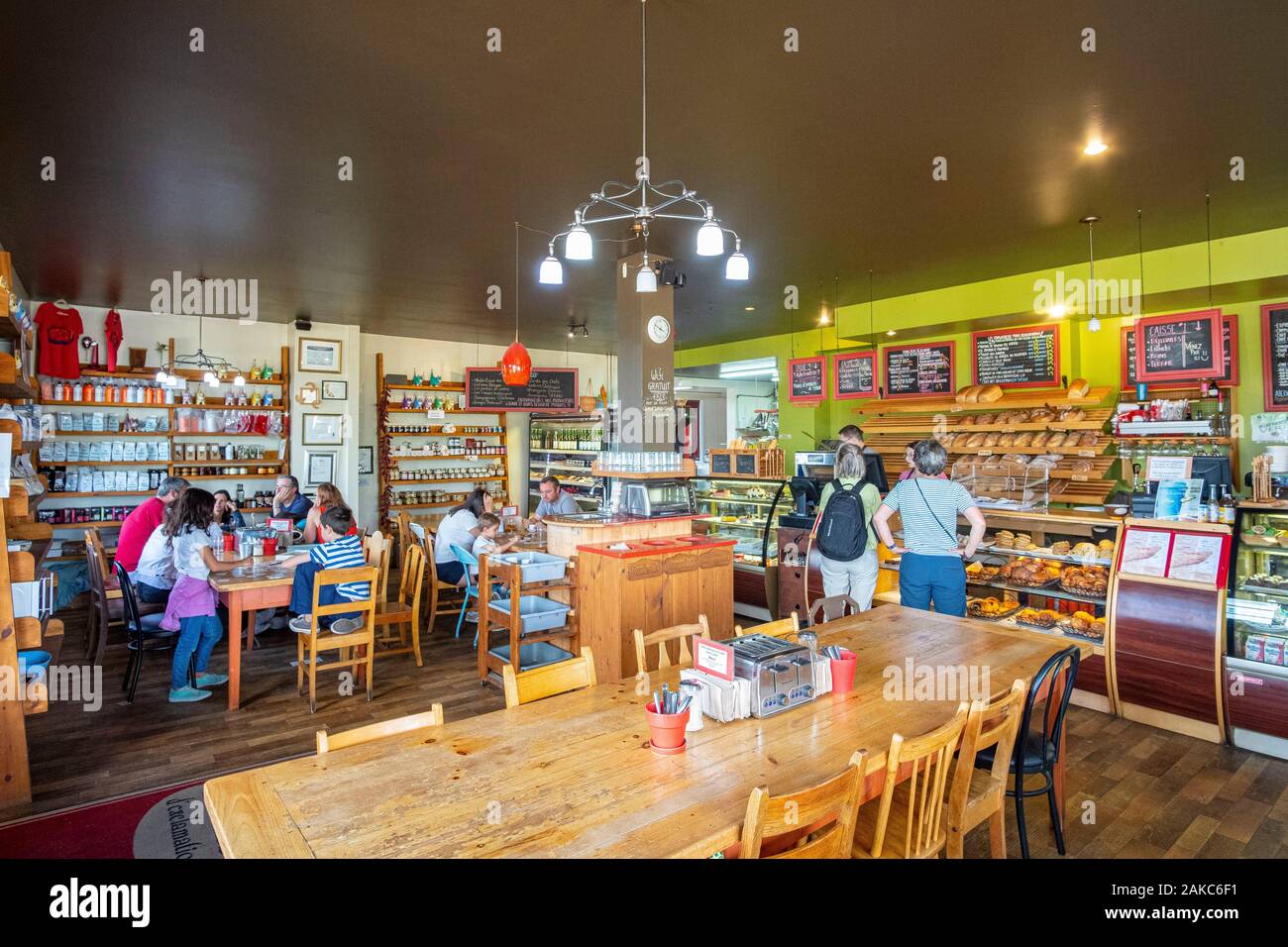Canada, Quebec province, Charlevoix coaSaint la Malbaie, bakery Stock ...
