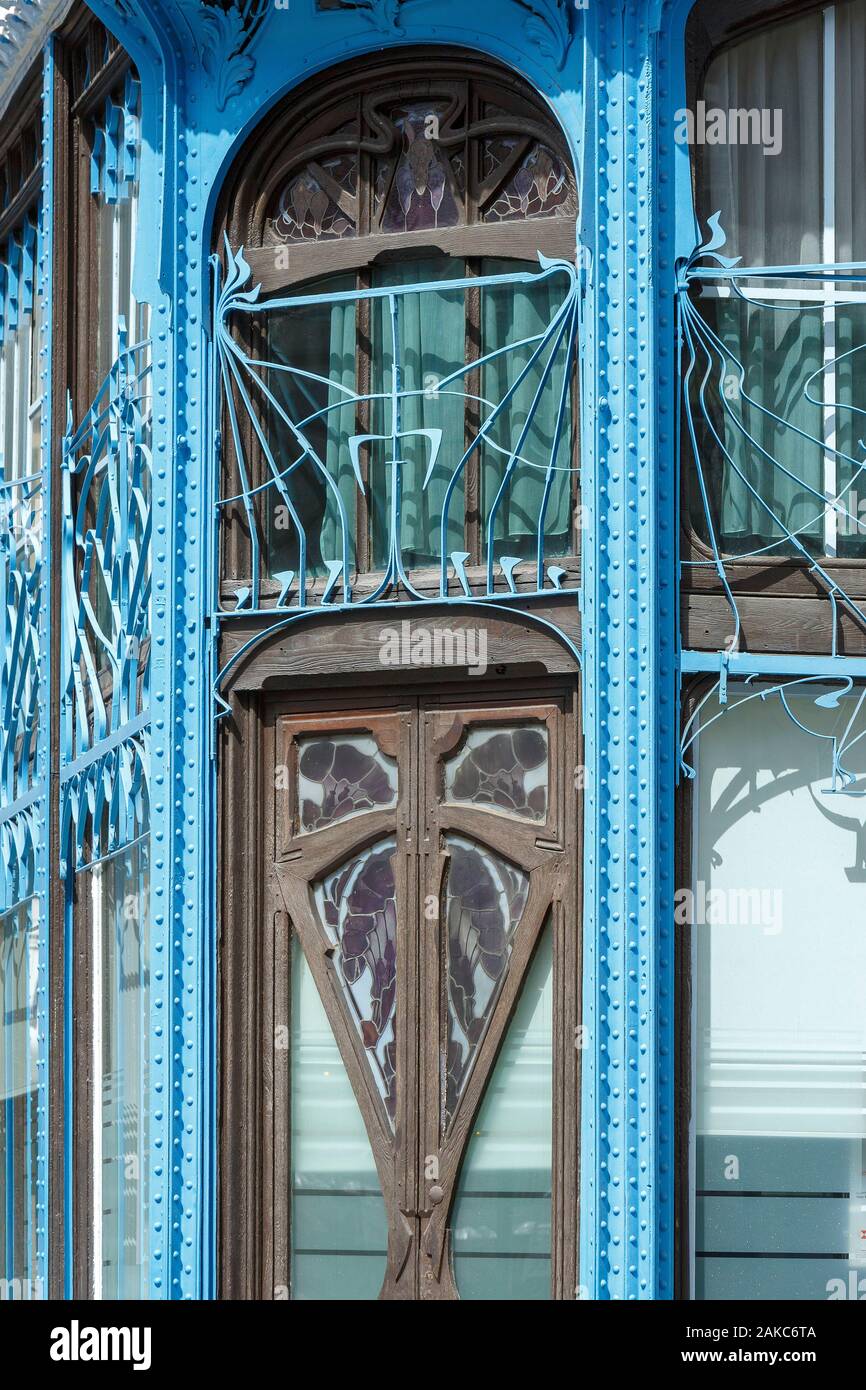 France, Meurthe et Moselle, Nancy, Art Nouveau building former seed ...