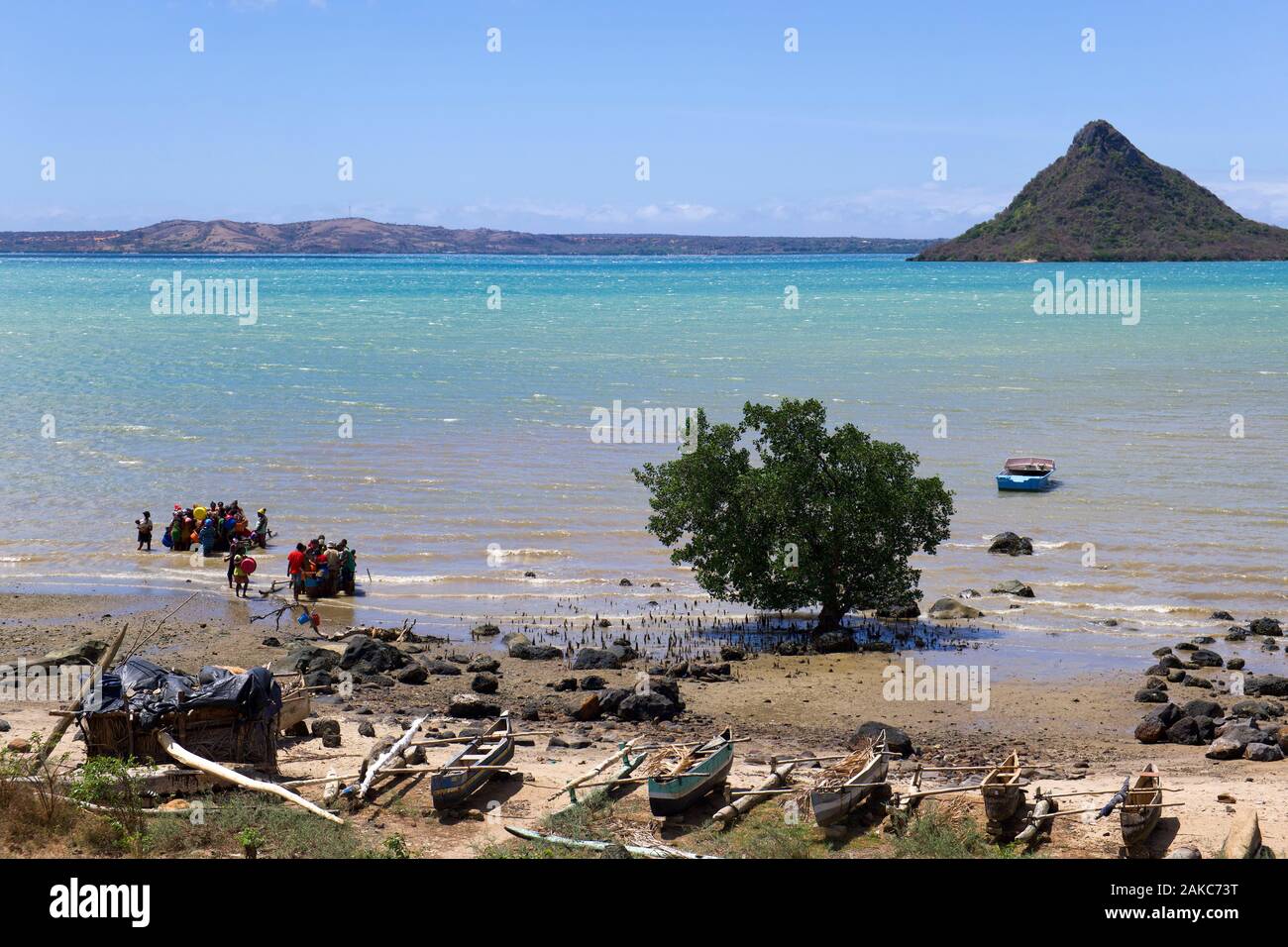Madagascar, Diego Suarez region, Antsiranana, Diégo-Suarez bay with ...