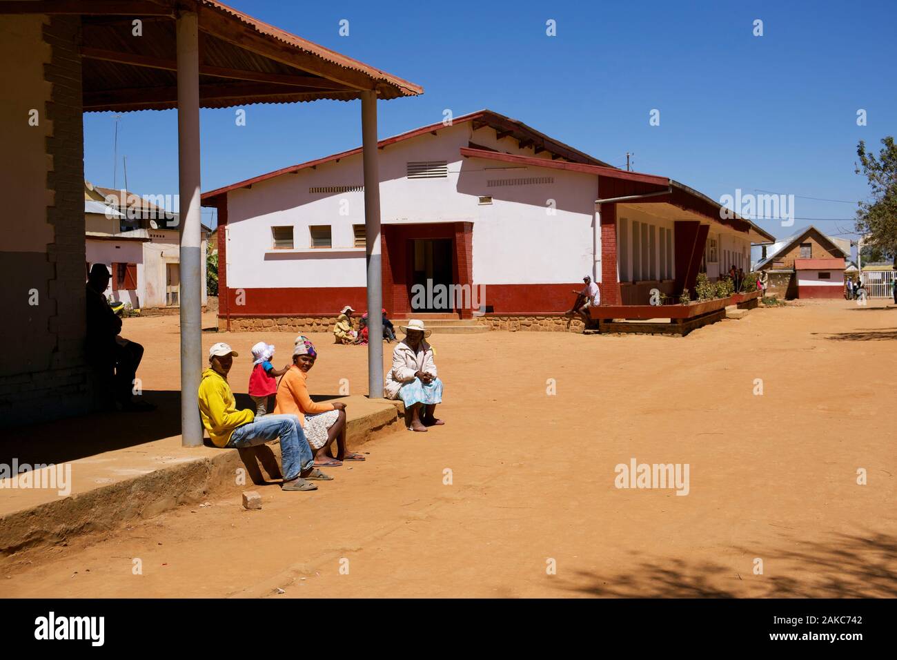 Madagascar, Analamanga, Mahitsy District Hospital Stock Photo - Alamy