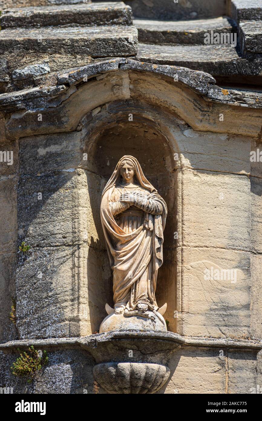France, Vaucluse, Venasque, labeled the Most Beautiful Villages of ...