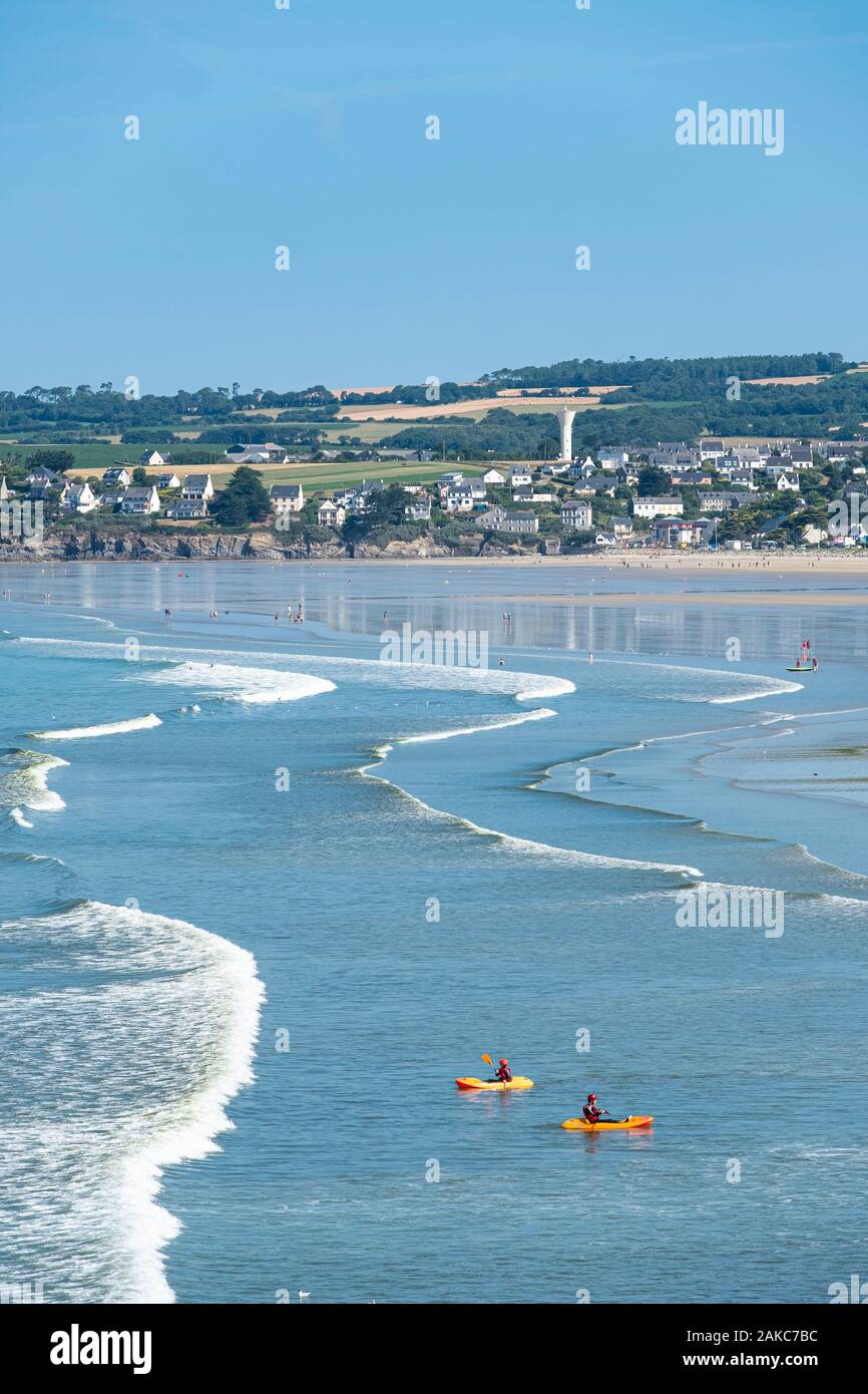 France, Finistere, Douarnenez Bay, Saint-Nic searesort Stock Photo - Alamy