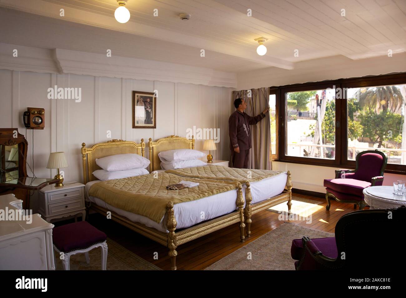 Egypt, Upper Egypt, Nile Valley, Luxurious Agatha Christie Suite from ...