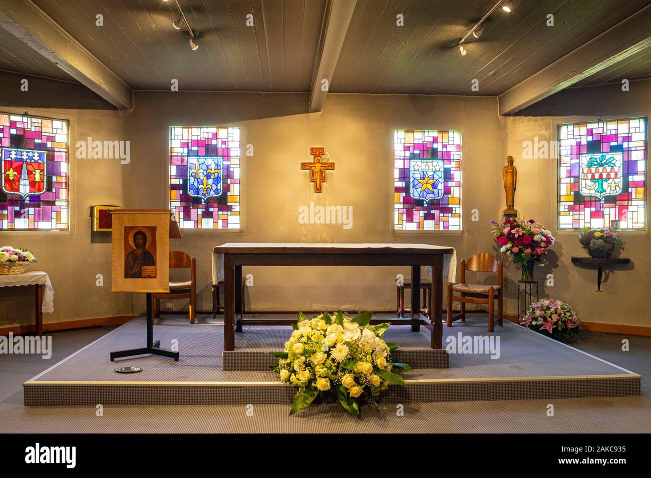 France, Seine Saint Denis, Le Raincy, church Notre-Dame du Raincy ...