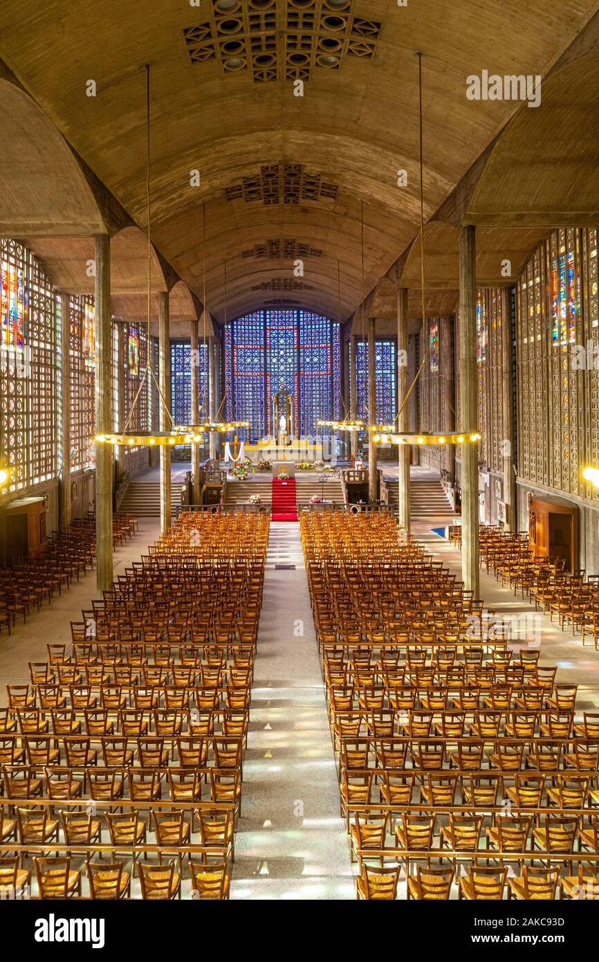 France, Seine Saint Denis, Le Raincy, church Notre-Dame du Raincy ...