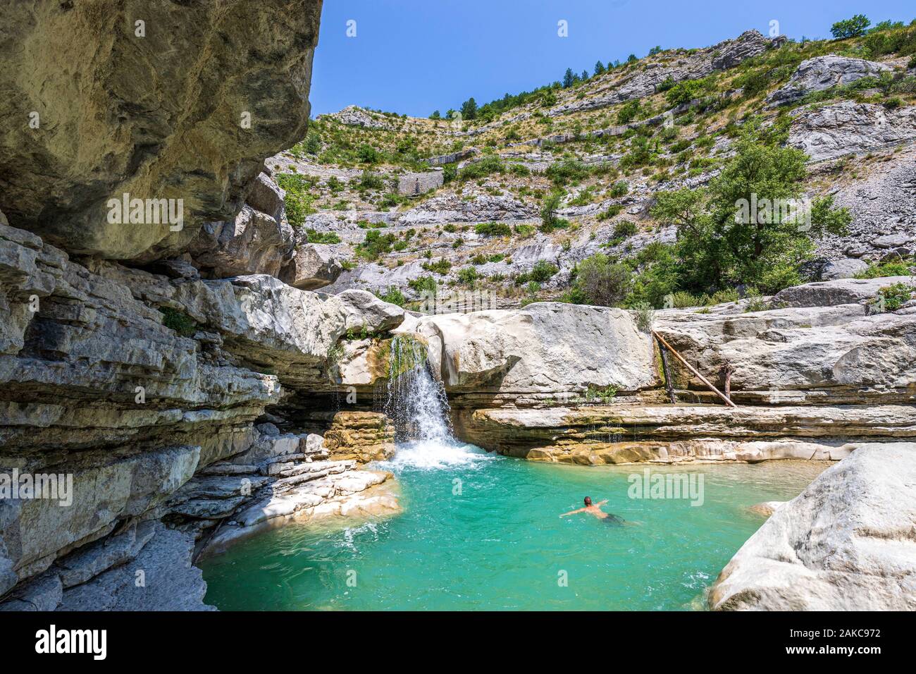 France, Hautes-Alpes, regional natural park of Baronnies provençales ...