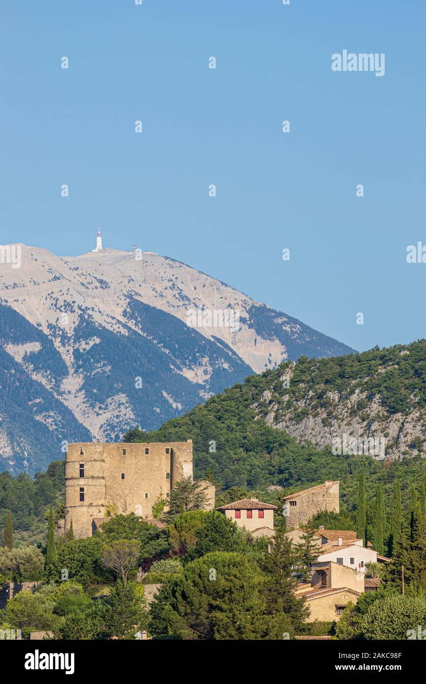 France, Drôme, regional natural park of Baronnies provençales, Montbrun ...