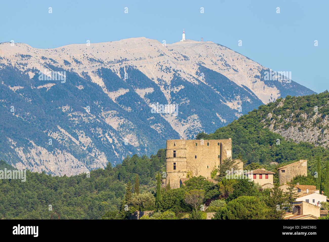 France, Drôme, regional natural park of Baronnies provençales, Montbrun ...