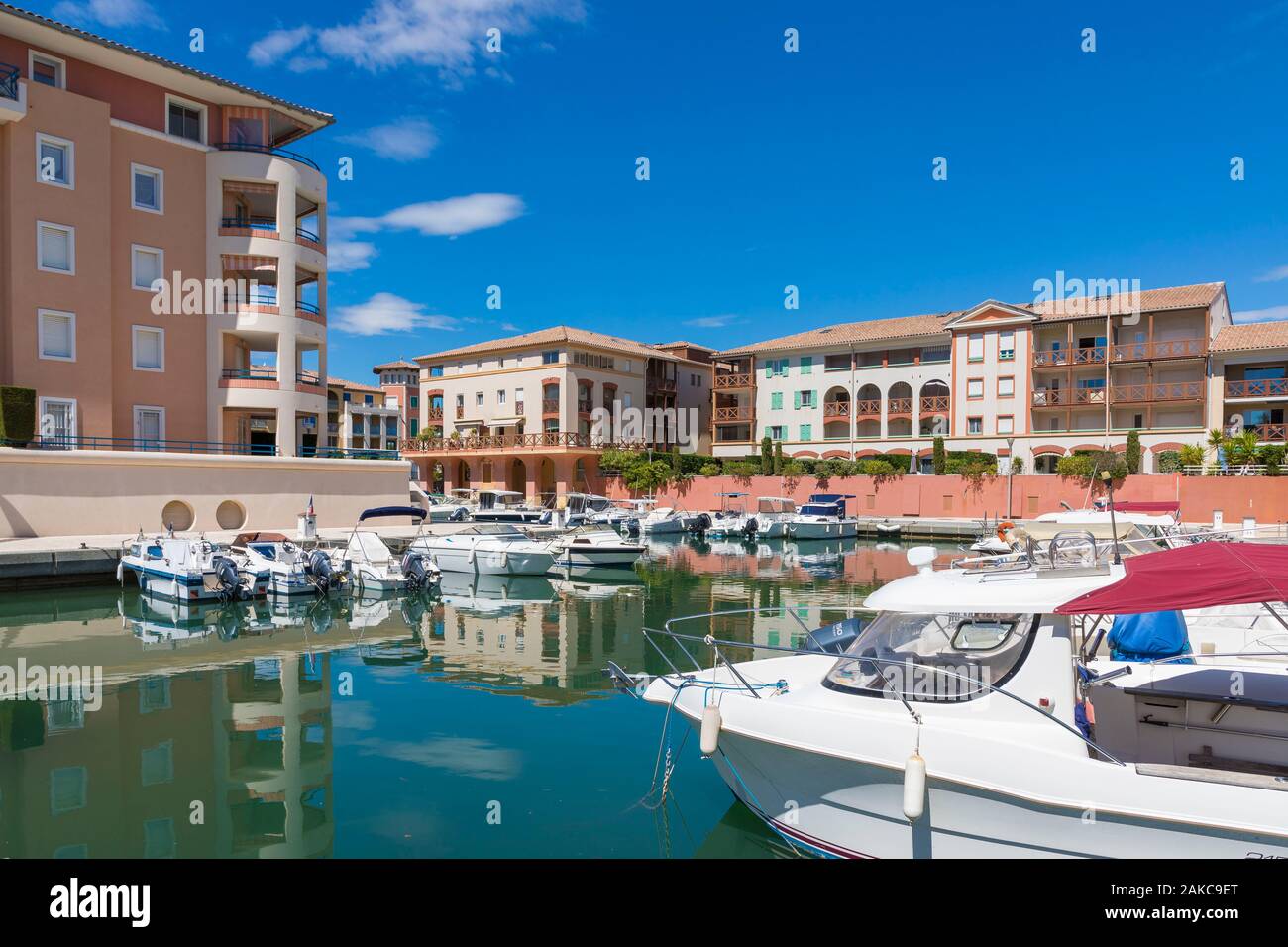France, Var, Frejus, Port Frejus Stock Photo - Alamy
