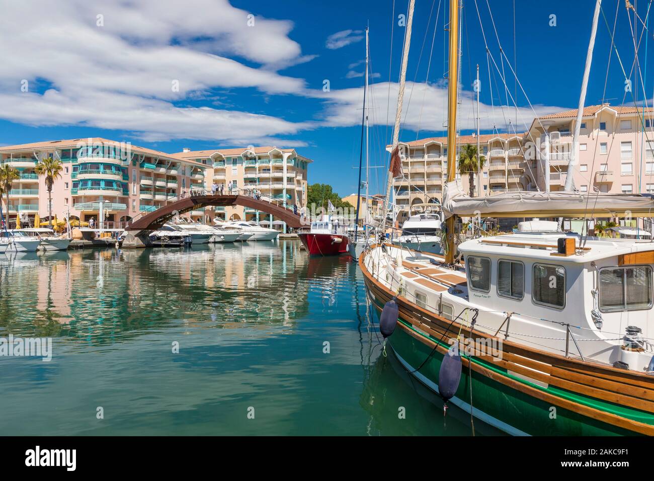 France, Var, Frejus, Port Frejus Stock Photo - Alamy