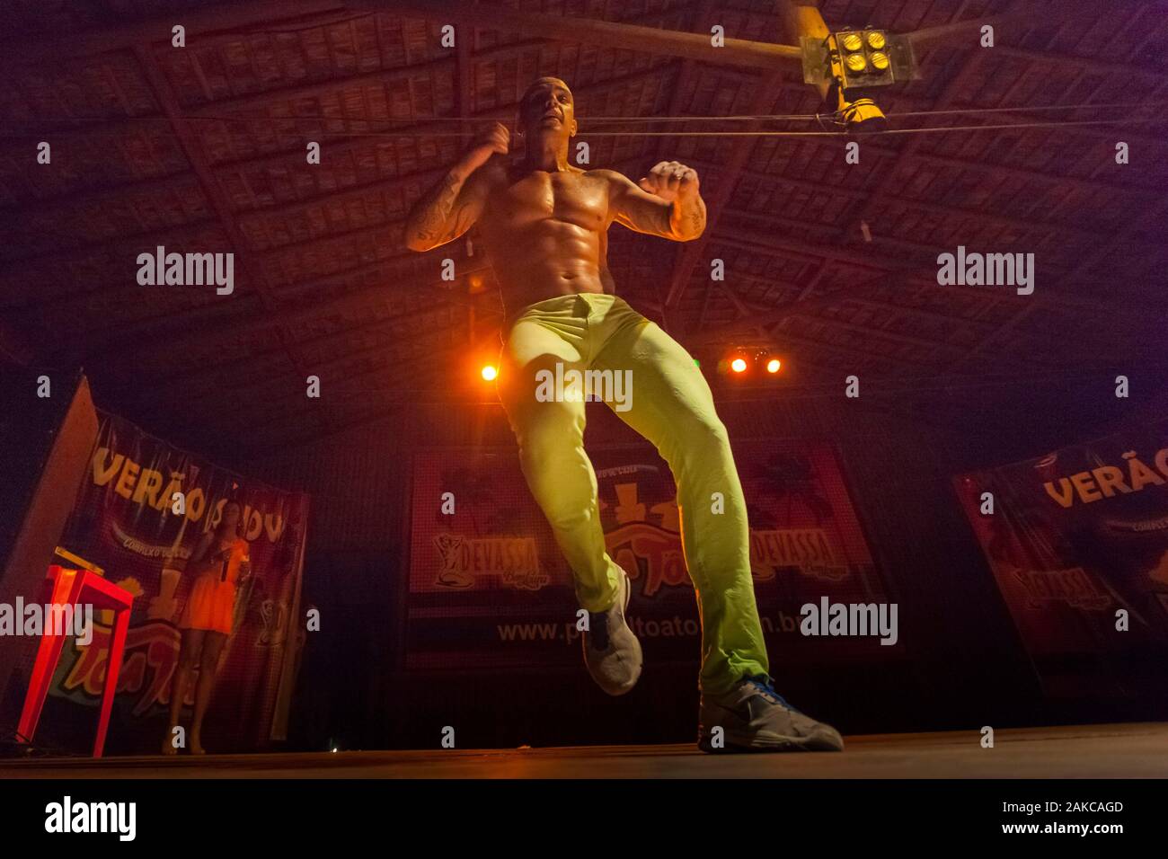 Brazil, Bahia state, Porto Seguro, Toa Toa club, a festive place ...