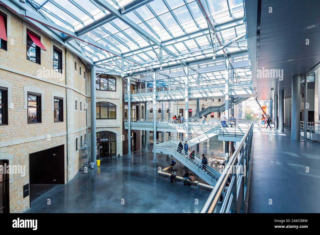 France, Rhone, Lyon, Catholic University of Lyon in the renovated Saint ...