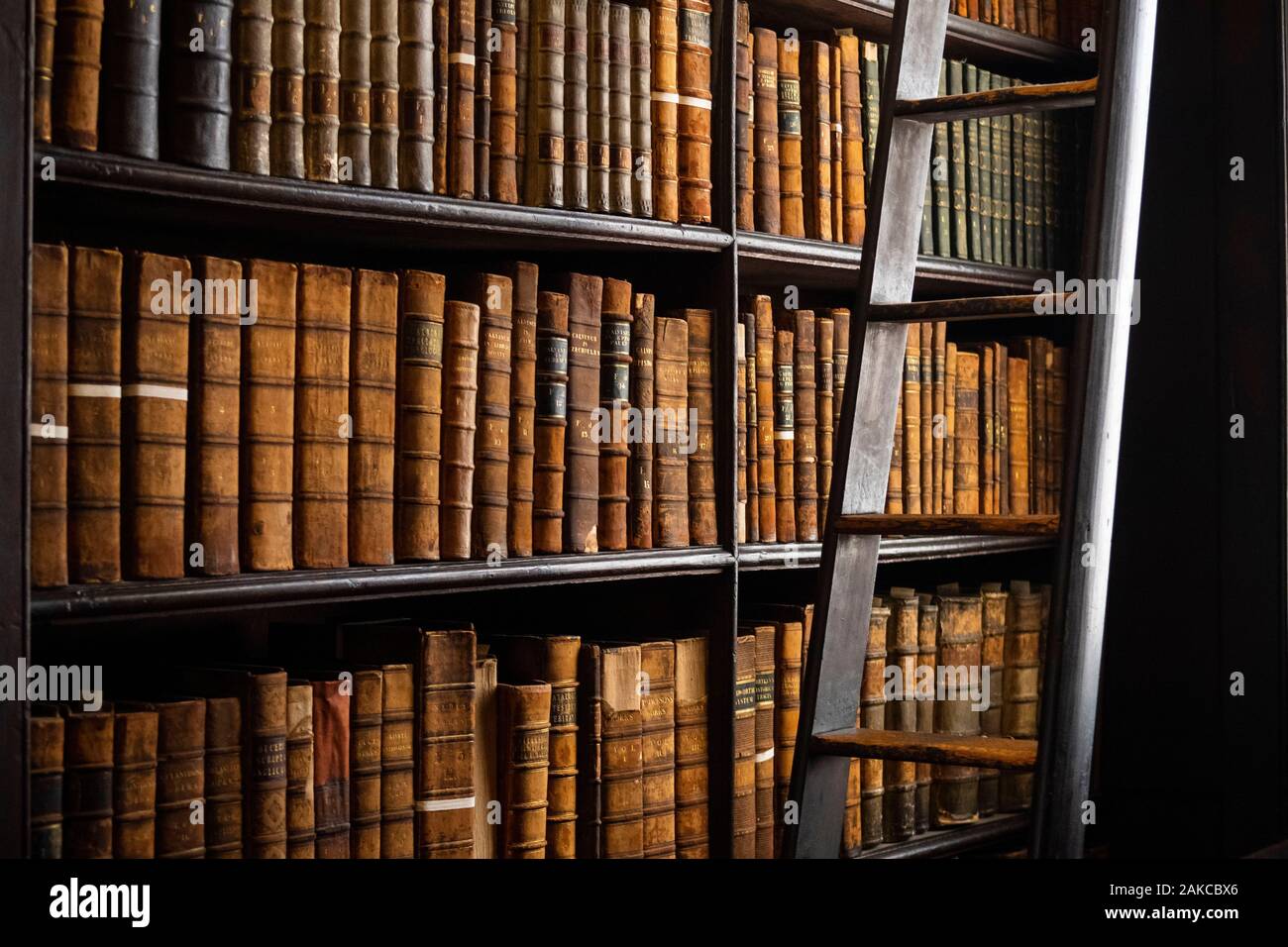 Ireland, Dublin, Trinity College Library, the Long Room Stock Photo - Alamy