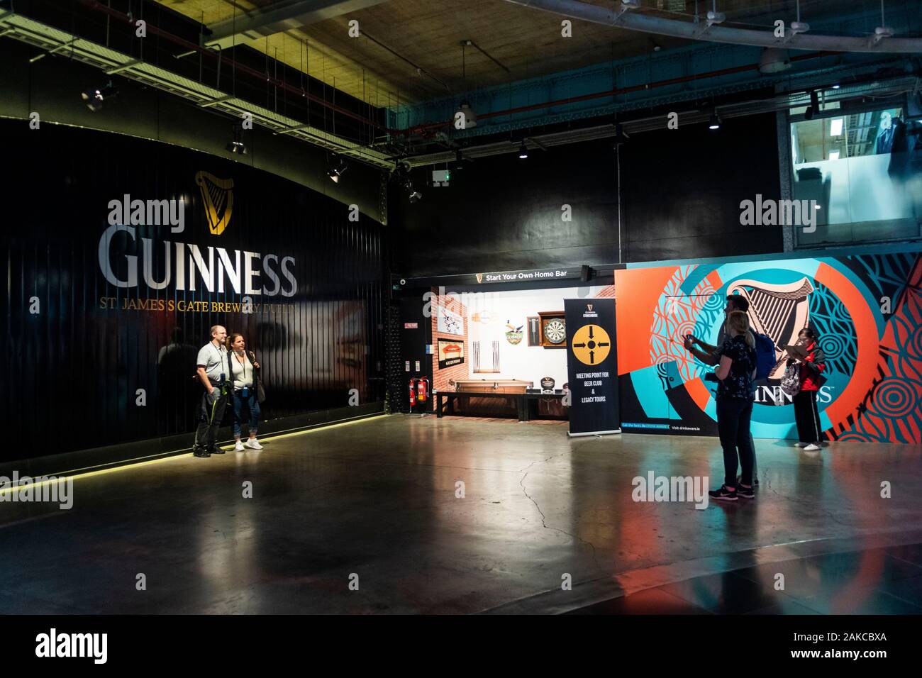 Ireland, Dublin, the Guinness Museum in Guiness factory Stock Photo - Alamy