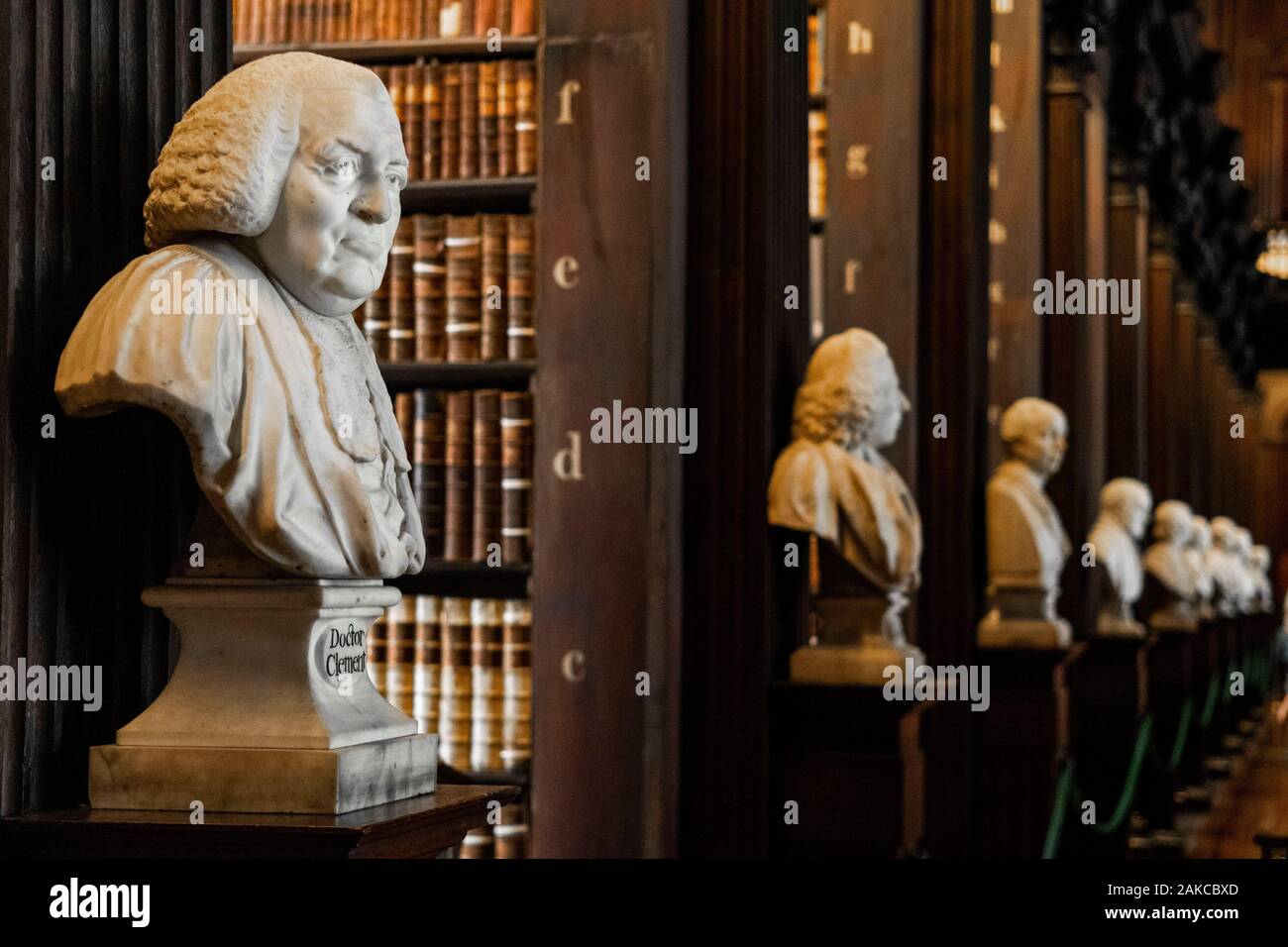 Ireland, Dublin, Trinity College Library, the Long Room Stock Photo - Alamy