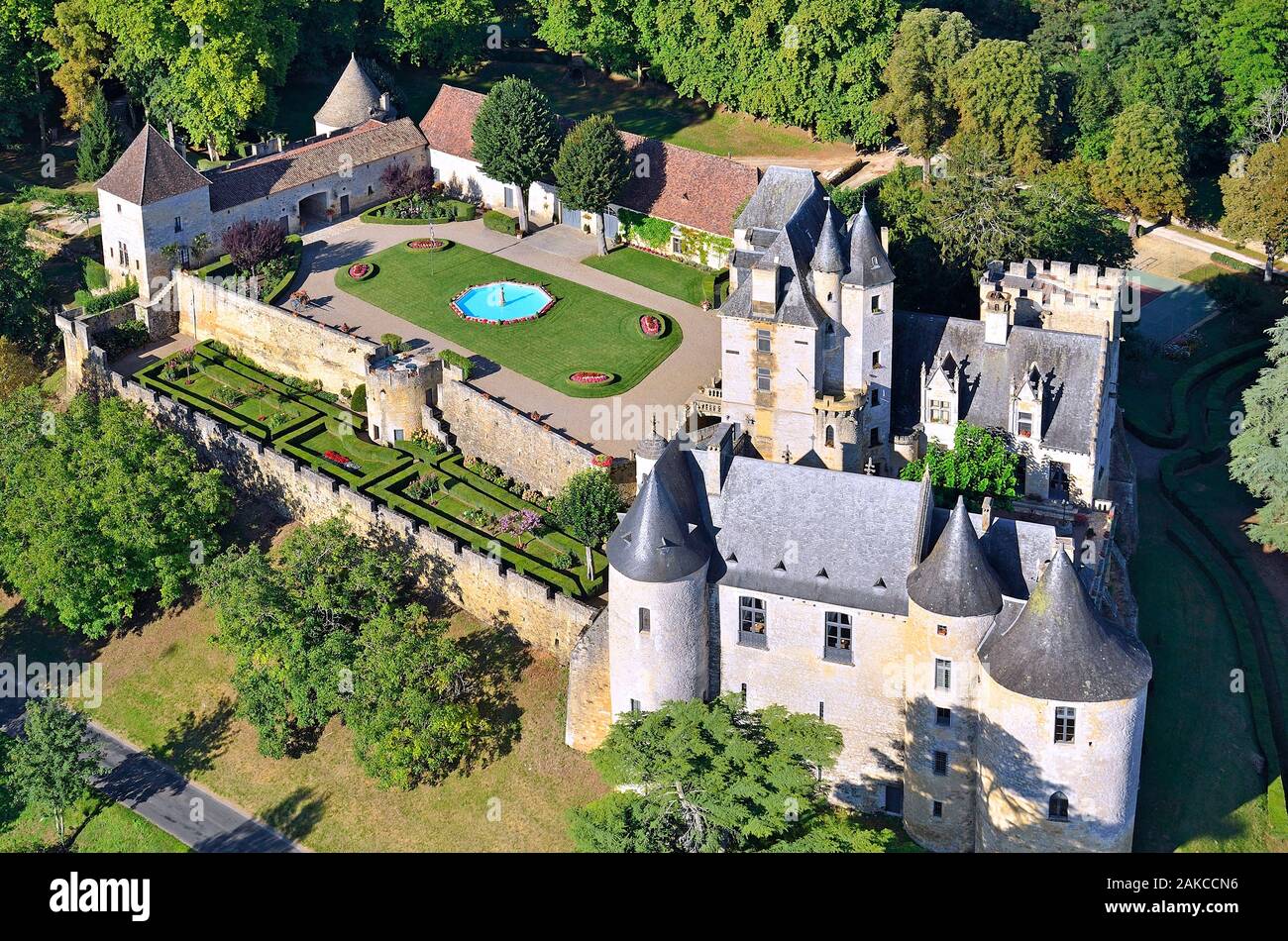 France, Dordogne, Perigord Noir, Dordogne Valley, Castelnaud la ...