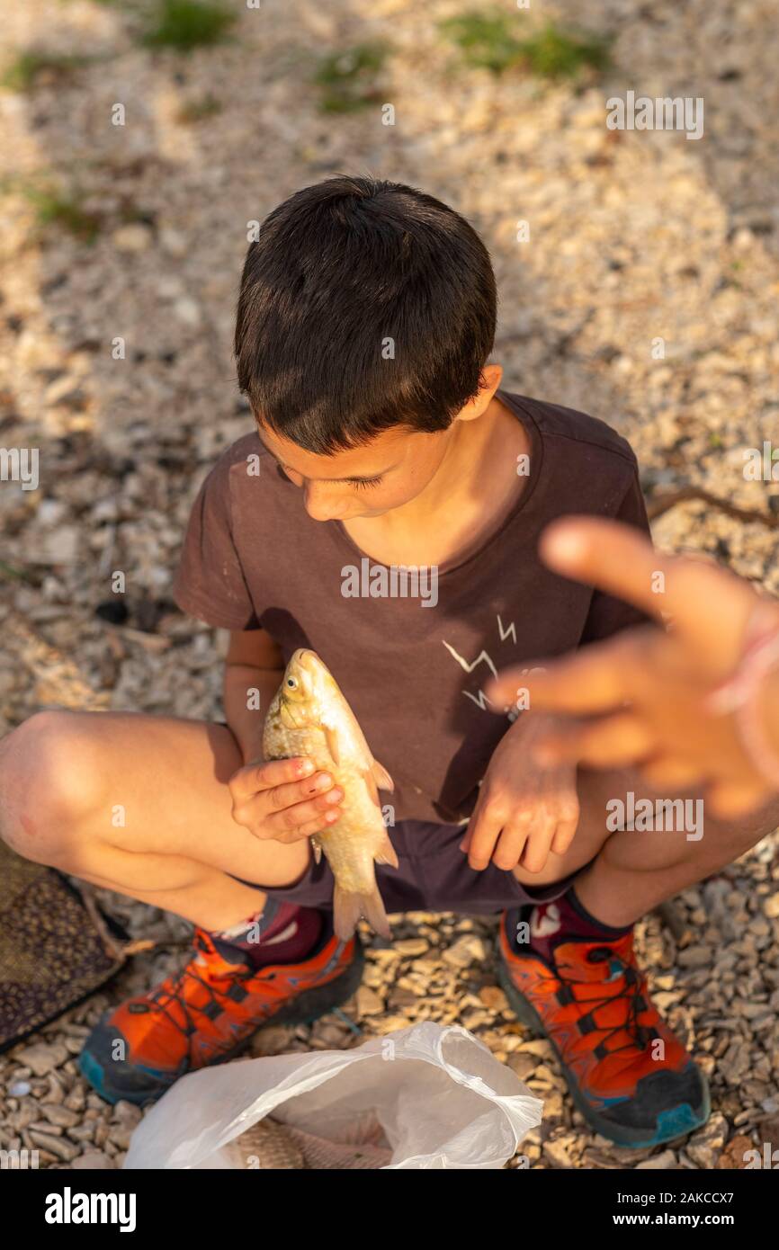 Serbia fishing hi-res stock photography and images - Alamy