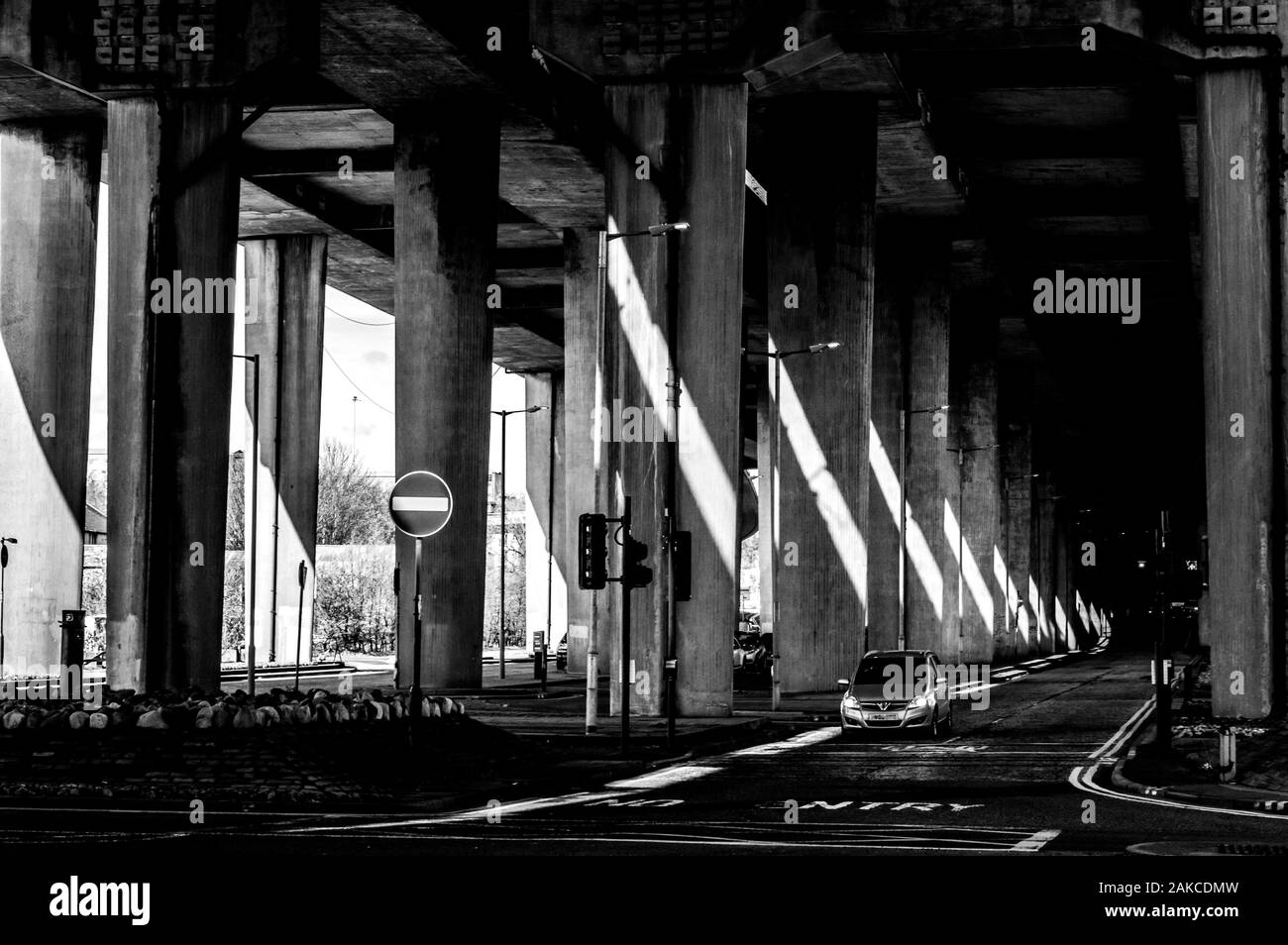 Glasgow roads and transport kingston bridge hi-res stock photography ...