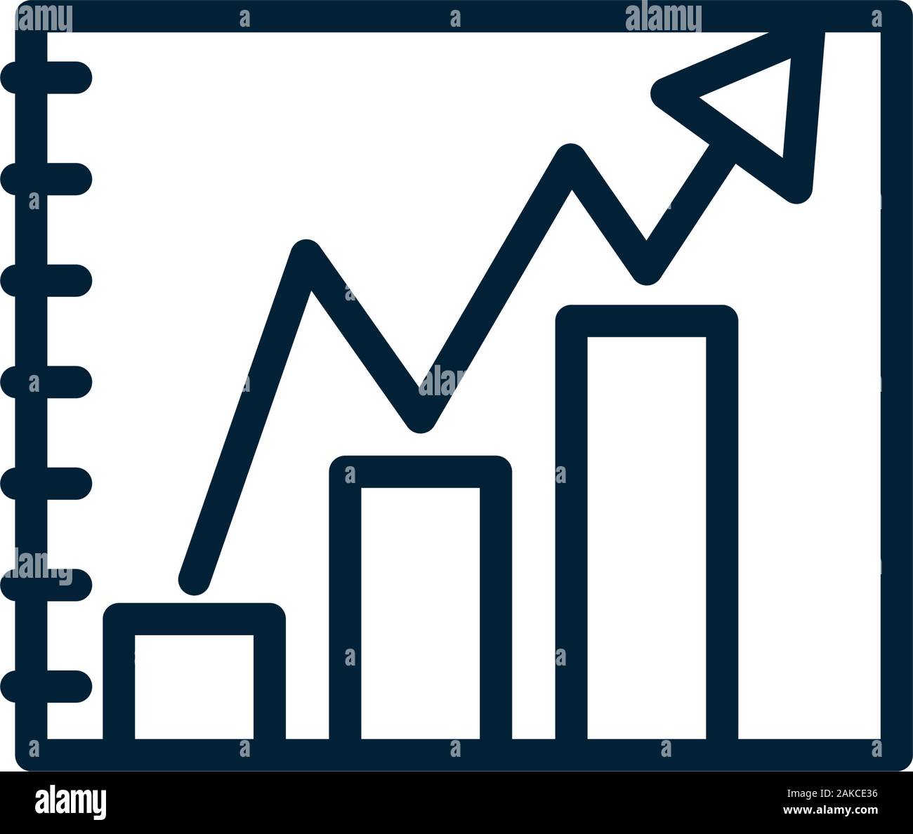 Increase arrow and bars design, workflow infographic data information ...