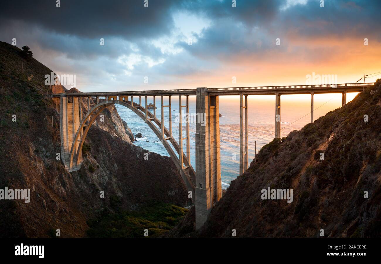 Golden highway hi-res stock photography and images - Alamy