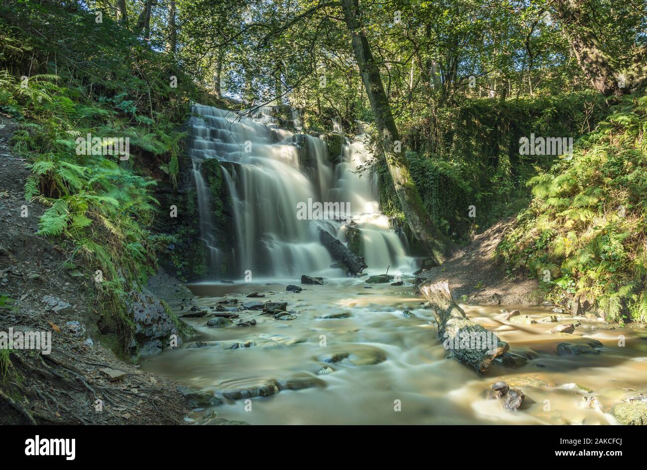 Folly Dolly Falls, Meltham, Huddersfield, West Yorkshire, England, UK ...