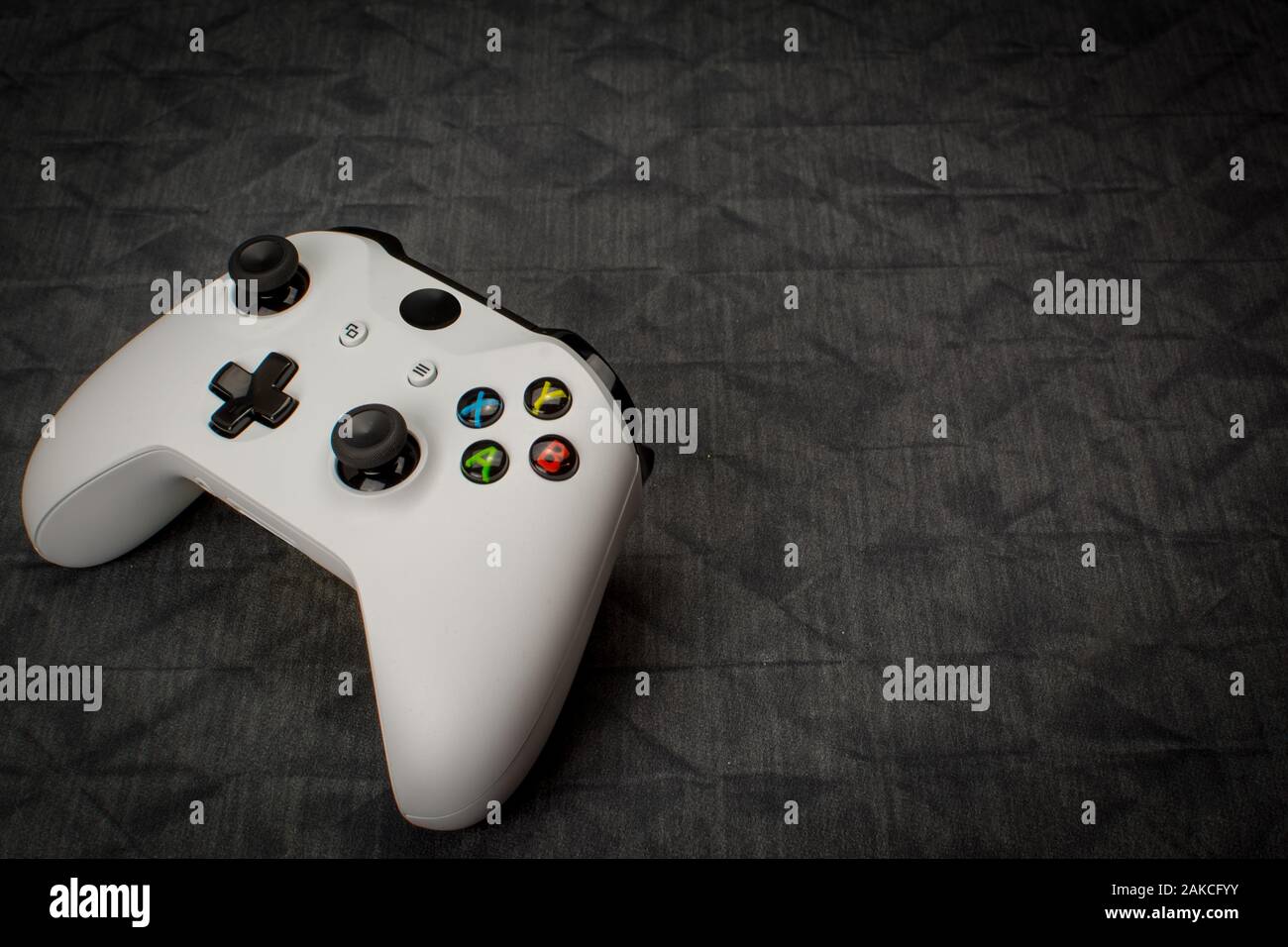 white game console controller Stock Photo - Alamy