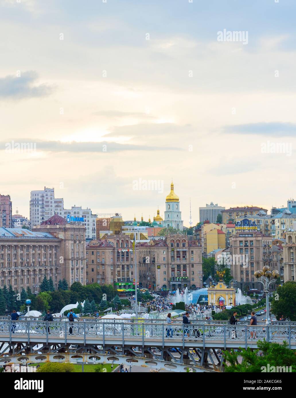 KIEV, UKRAINE - MAY 25, 2019:View of Independence square (Maidan ...