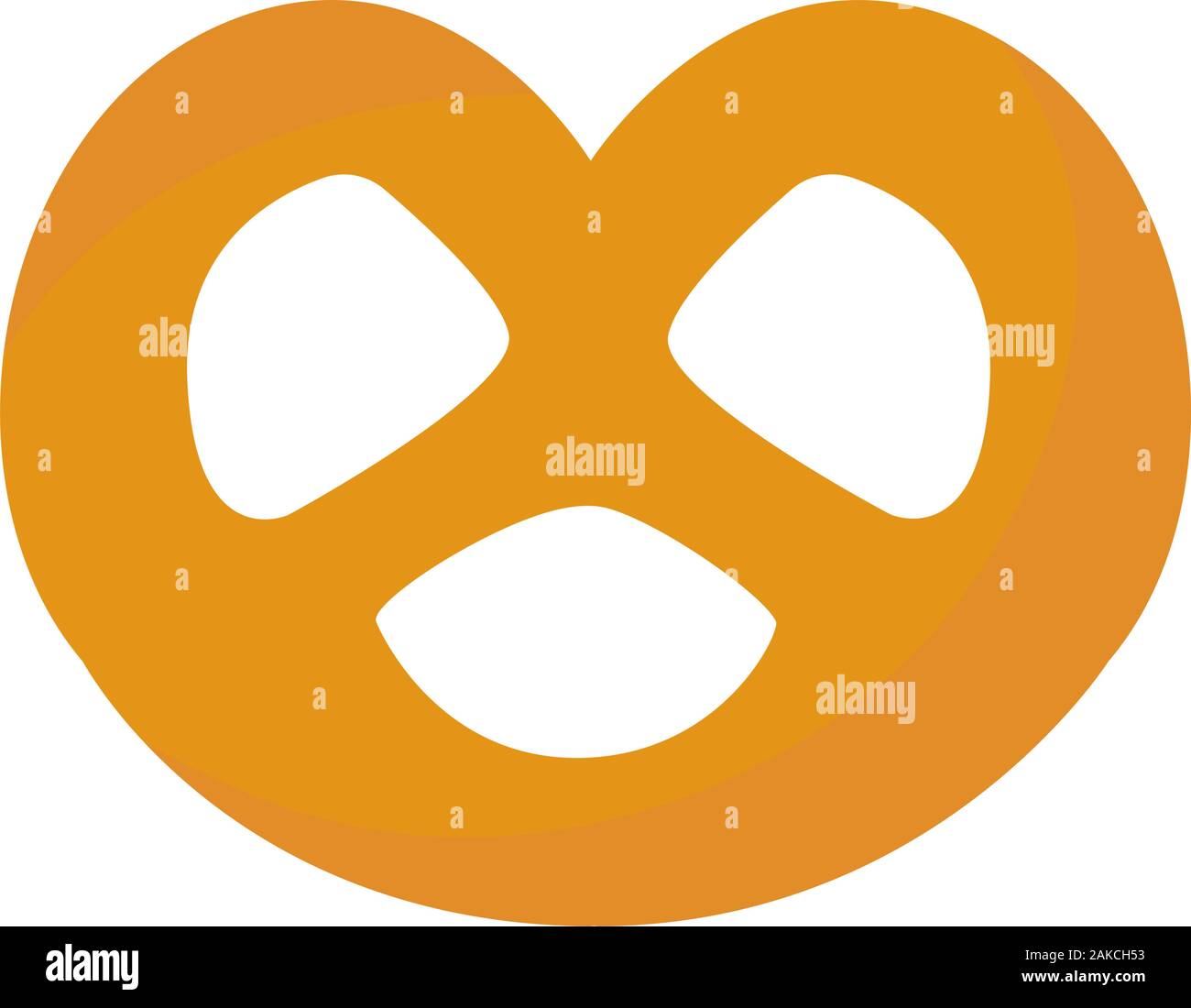 Pretzel pastry icon image hi-res stock photography and images - Alamy