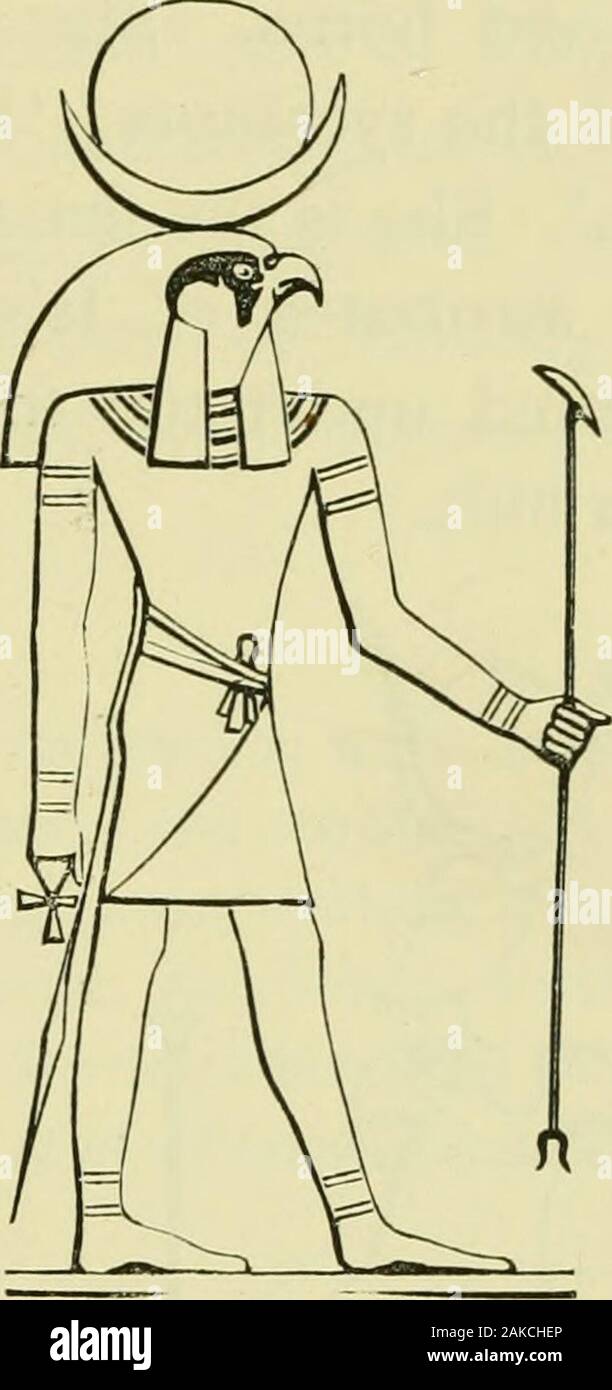 The Nile : notes for travellers in Egypt . Chonsu, was associated with ...