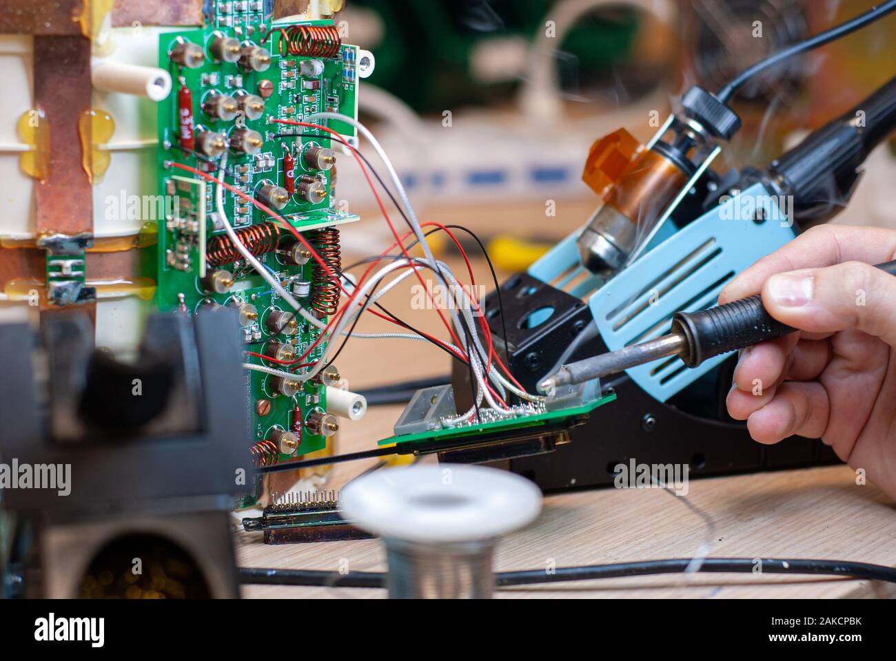 Soldering tin wires hi-res stock photography and images - Alamy